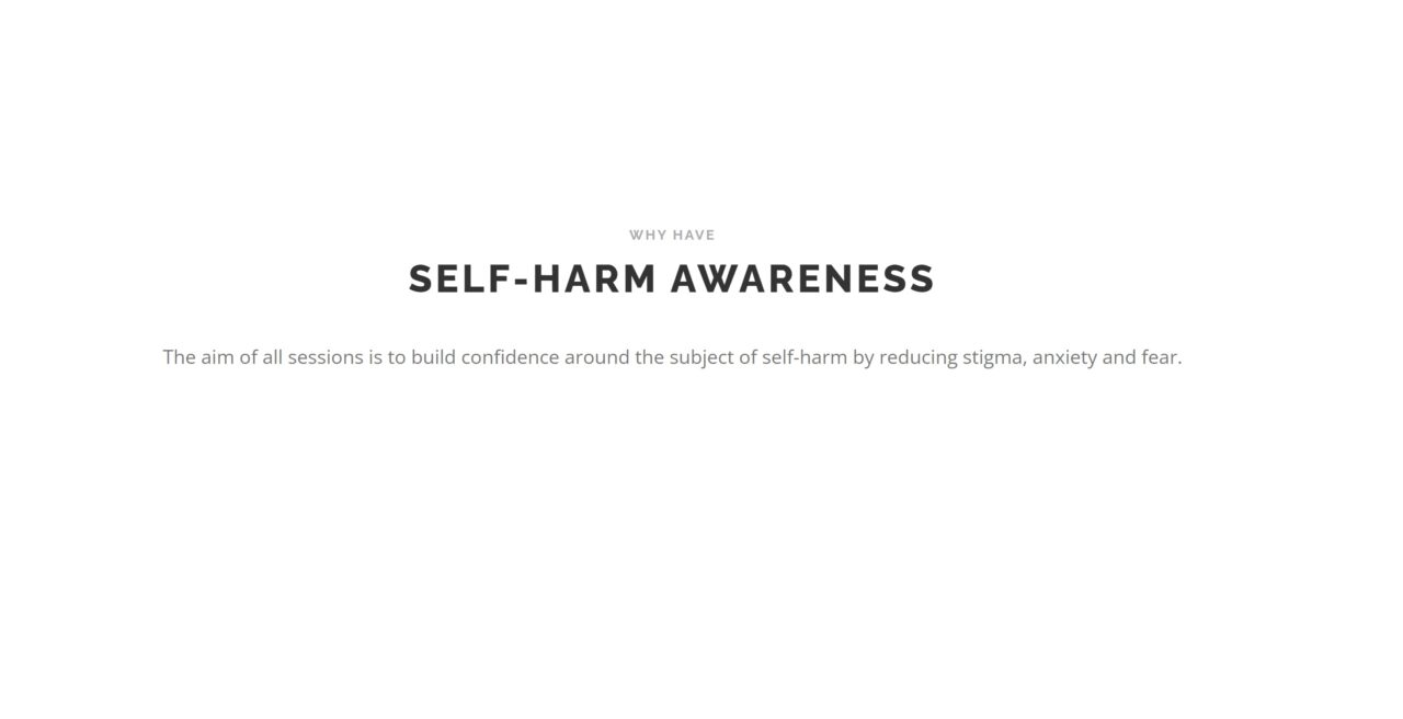 Self Harm Awareness - Online parental pastoral talk by Satveer Nijjar ...